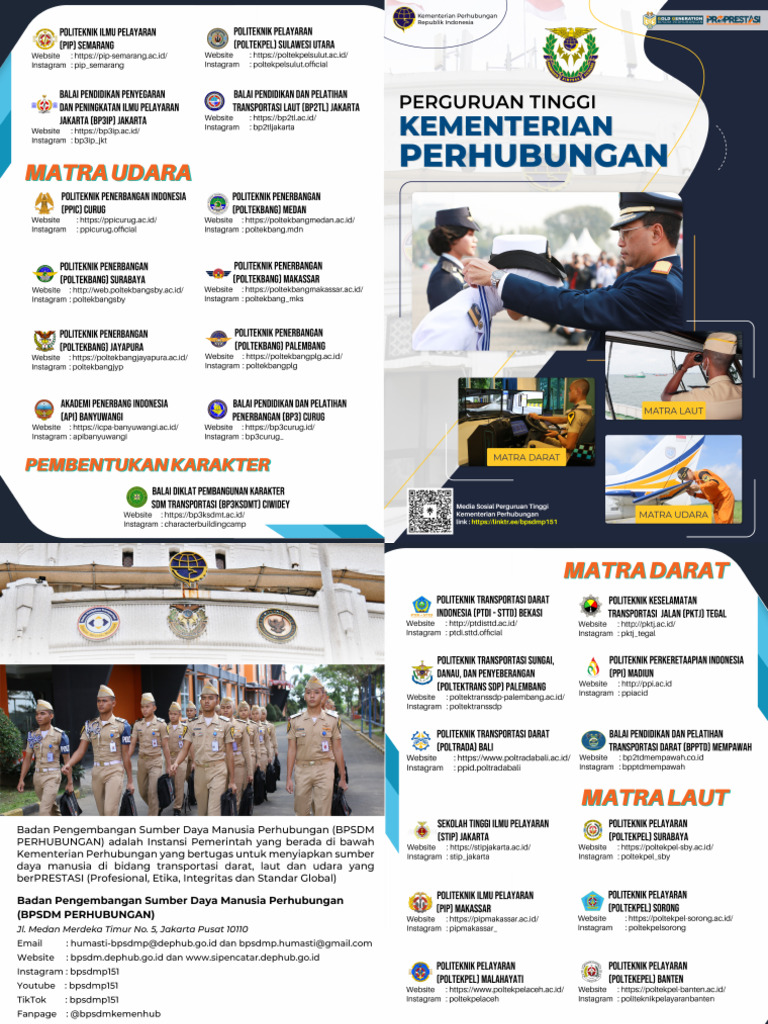 Brosur BPSDM Perhubungan 2024 - Final | PDF