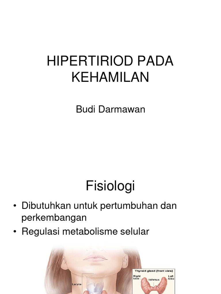 5 - Hipertiroid Dalam Kehamilan | PDF | Kesehatan Holistik ...