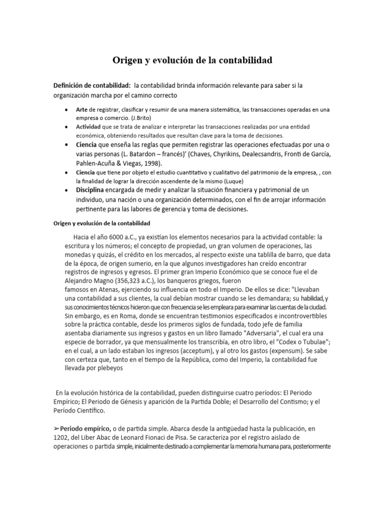 La Contabilidad | Descargar gratis PDF | Contabilidad | Business