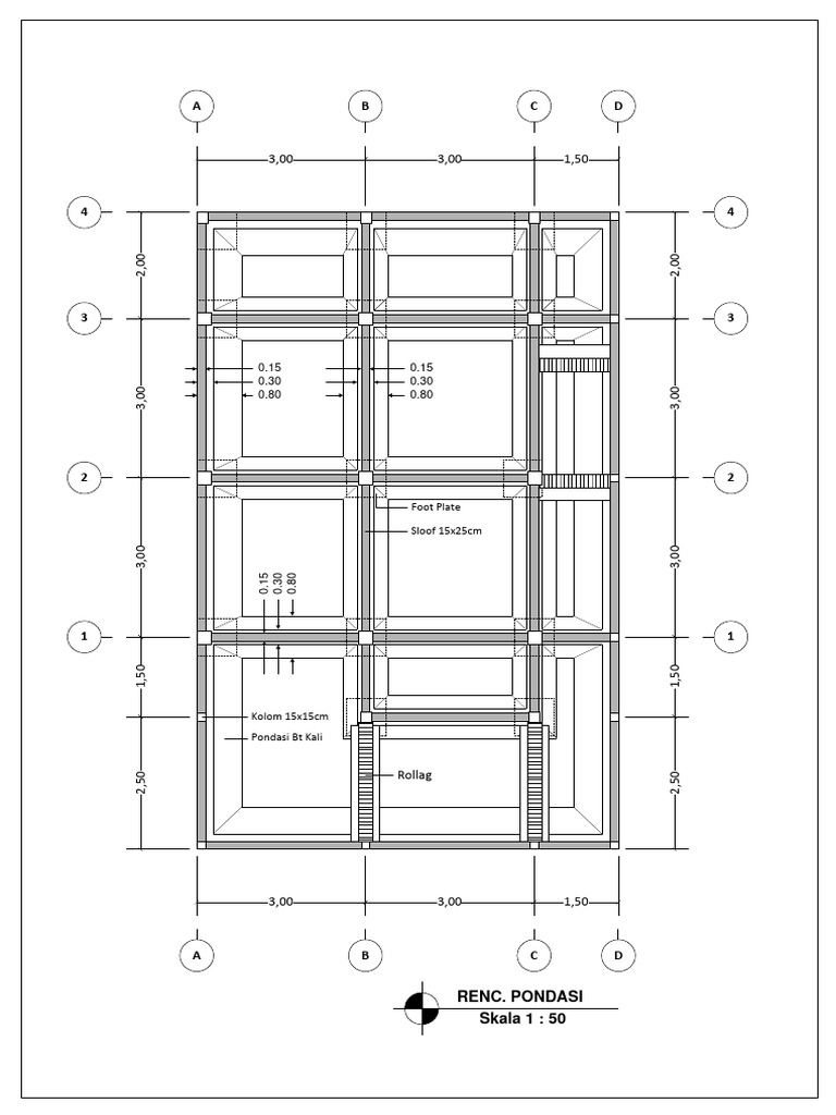 Pondasi Design and Specifications | PDF