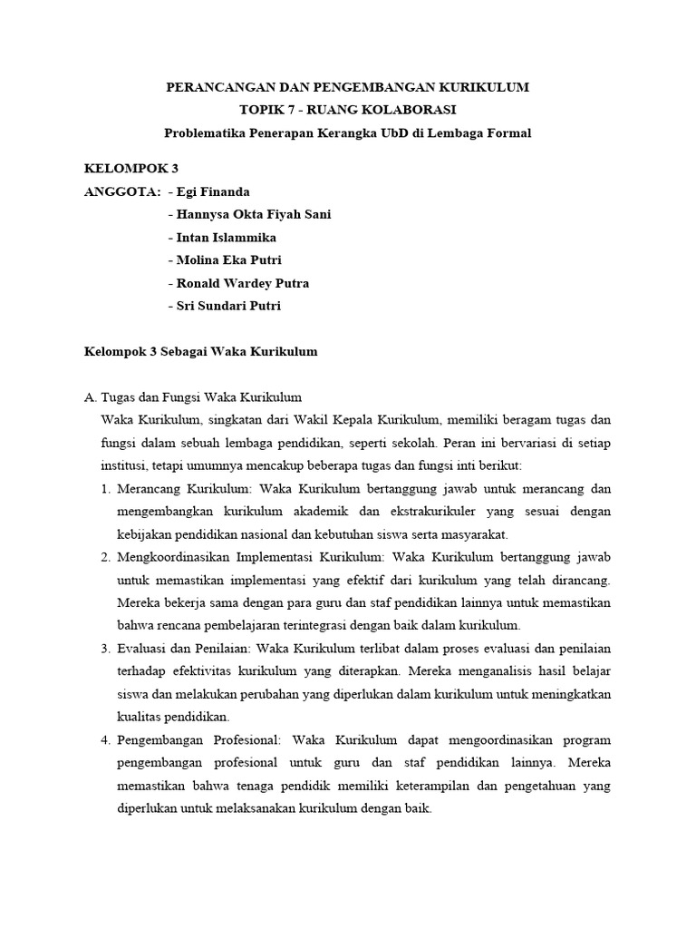 T 7 PPK Ruang Kolab KLP 3-1 | PDF | Karier & Perkembangan