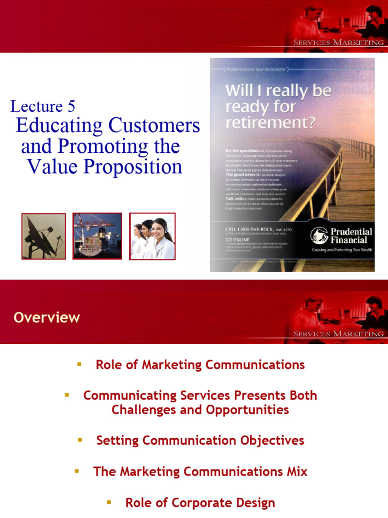 Services Marketing 2024 - Lecture 5 - Educating Customers and Promoting The Value Proposition ...