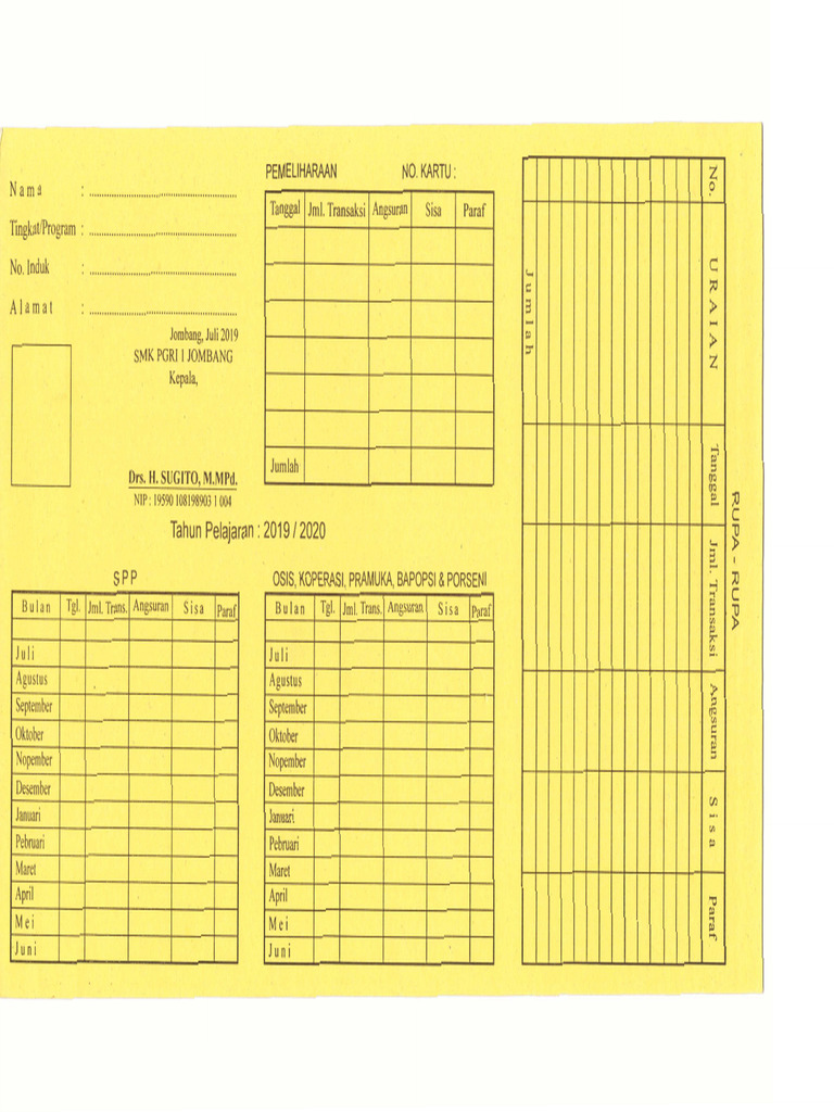 Format Spp Sks | PDF