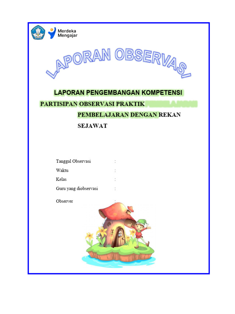 Laporan Observasi Pembelajaran Sejawat | PDF