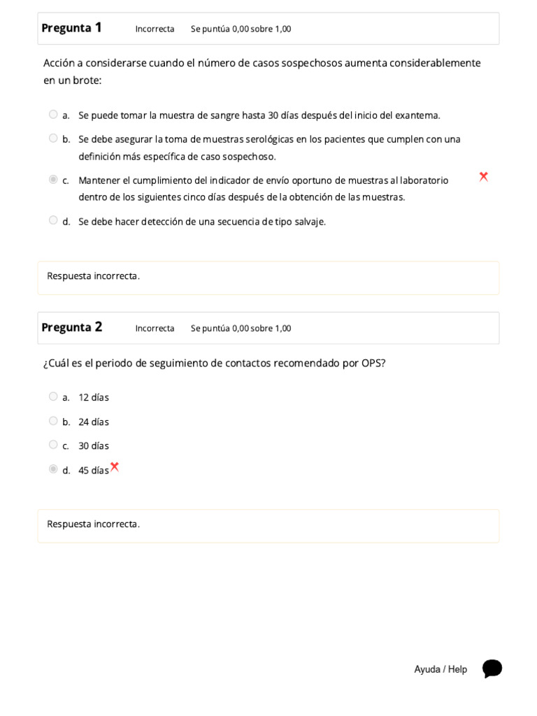 Cuestionario Del Módulo 4 - Revisión Del Intento 1 | PDF | Sarampión | Infección
