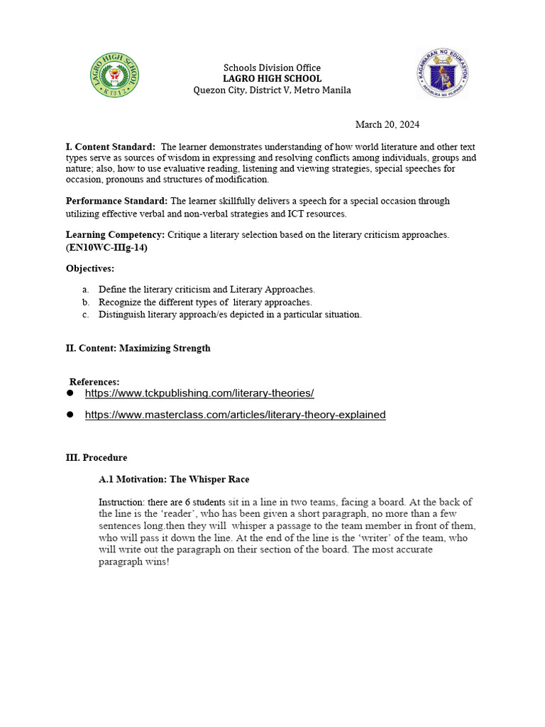 Acosta LP Continuation | PDF | Liberal Arts Education