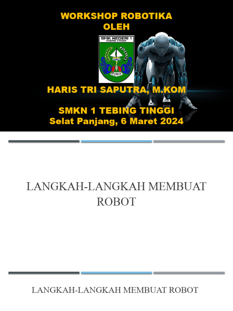 Langkah-Langkah Pembuatan Robot | PDF