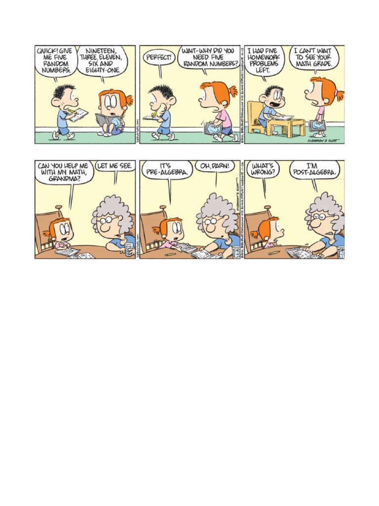 Math Comics | PDF