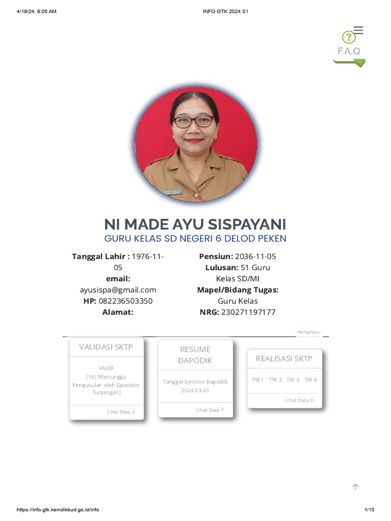 Info GTK 2024 Sispa Valid | PDF