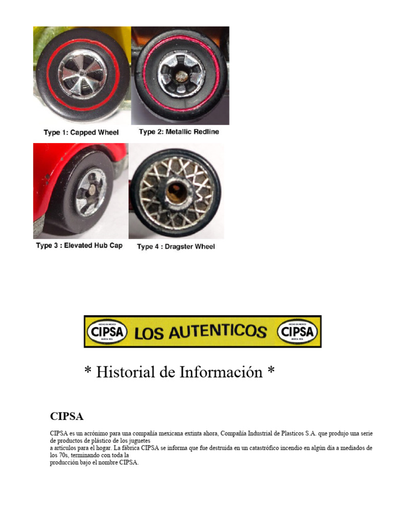 Los Autenticos CIPSA | PDF | Vehículos | Vehículo de motor