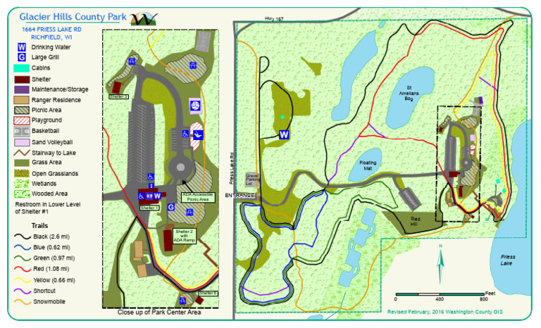Glacier Hills Park Map | PDF | Landscape