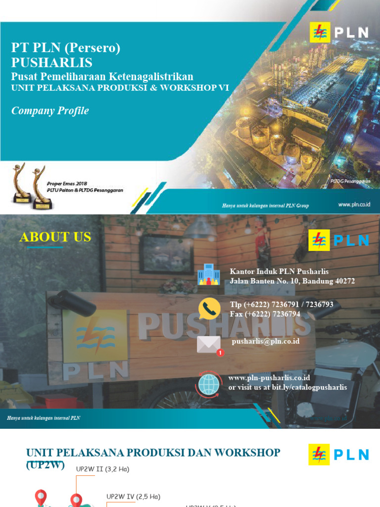 Presentasi Company Profile PUSHARLIS | PDF | Teknologi & Rekayasa