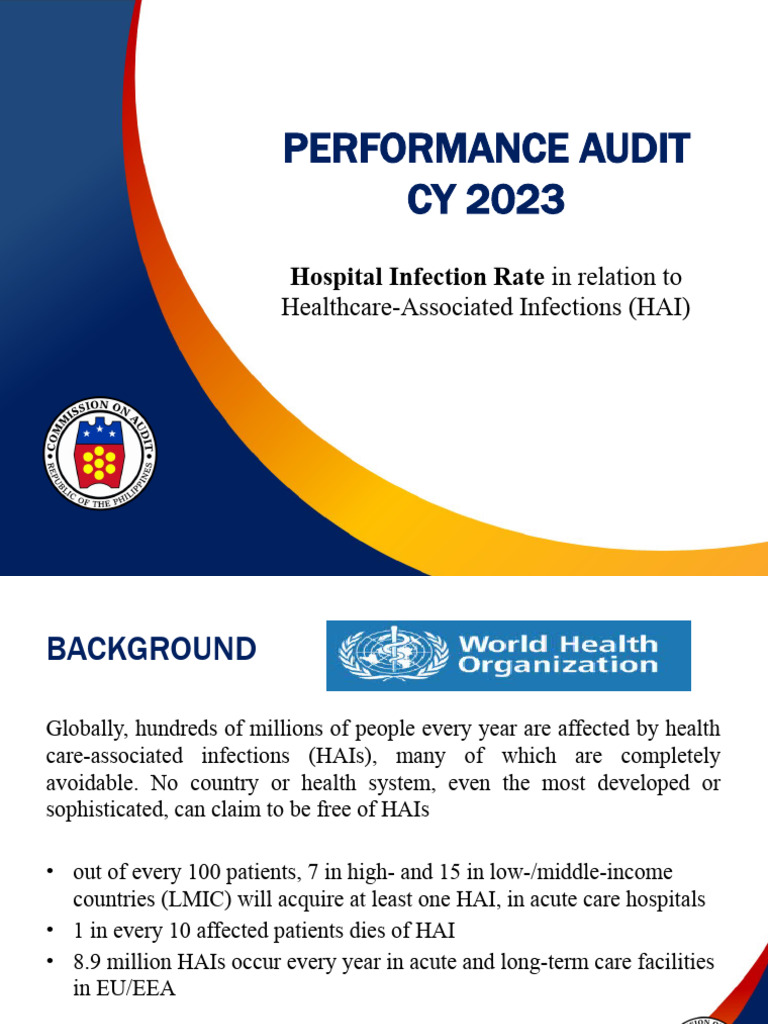 Annex B Audit Planning CY 2023 - DOH Breakout Session - Performance ...