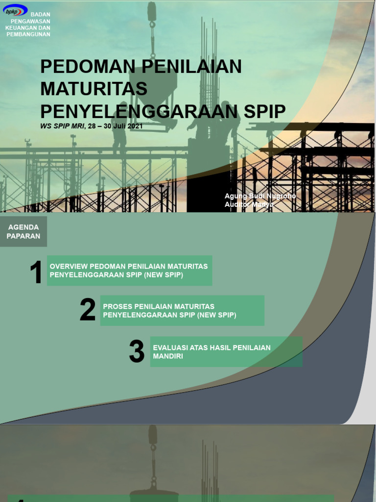 Penilaian Maturitas SPIP Badan Pengawasan | PDF