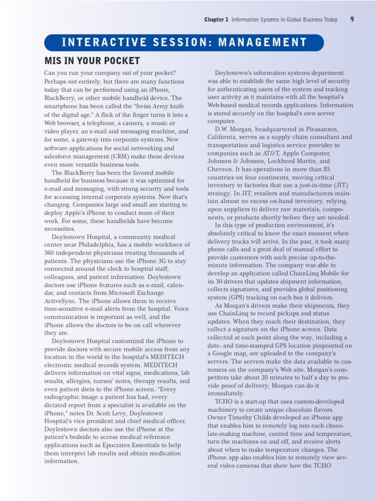 MIS Case Study | PDF | I Phone | I Pad