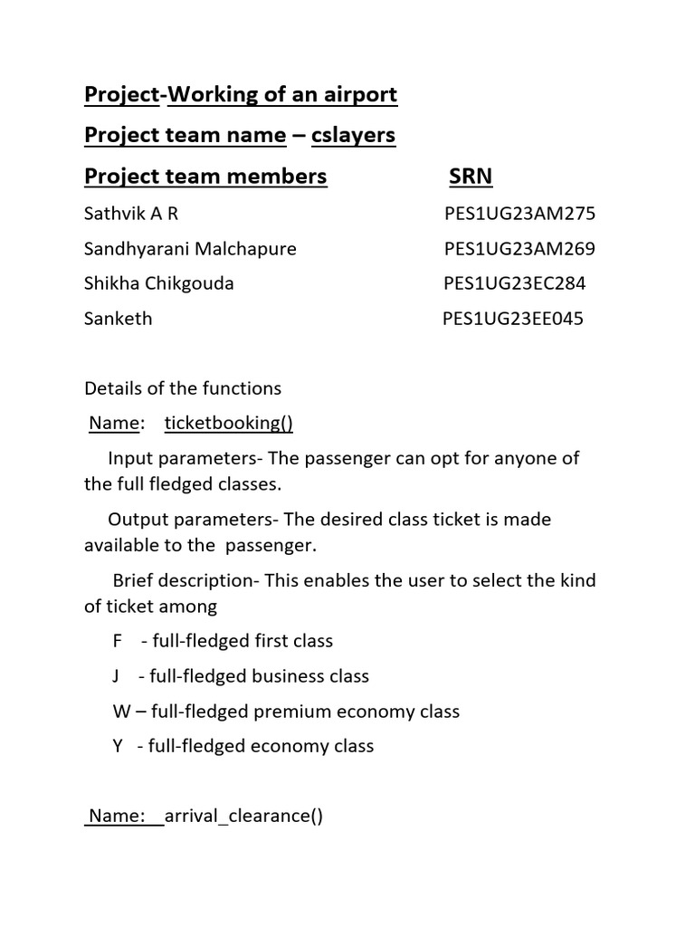 Case Study Airport Simulation | PDF | Parameter (Computer Programming ...