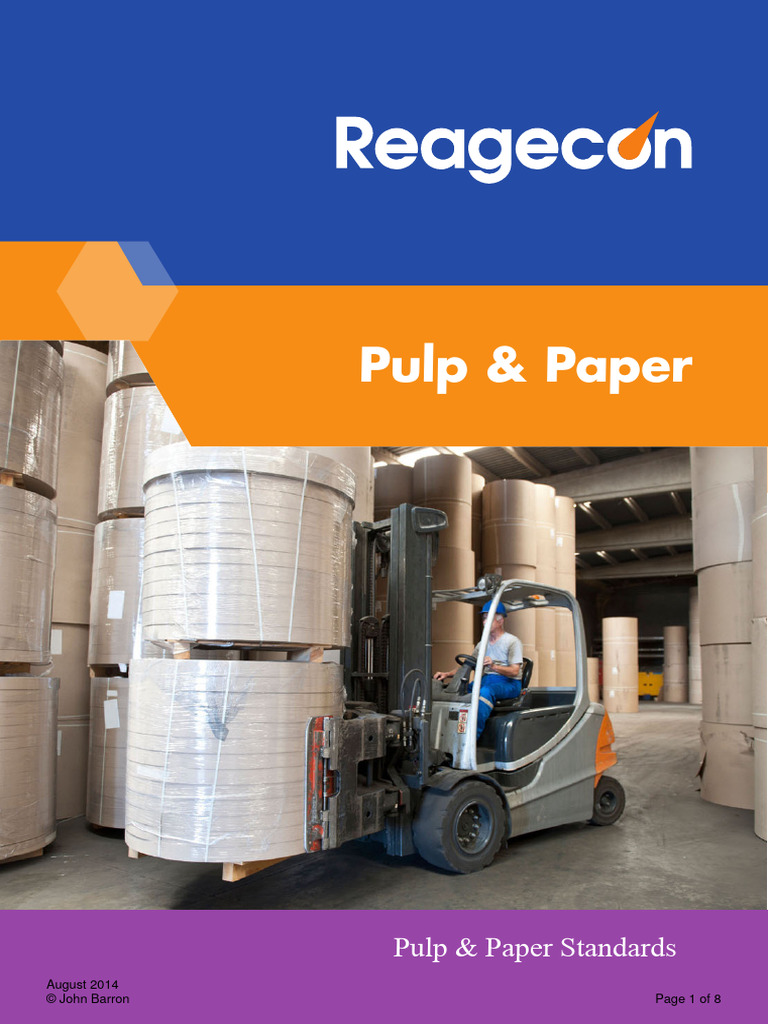 Reagents and Standards For The Pulp and Paper Industry | PDF | Sodium ...