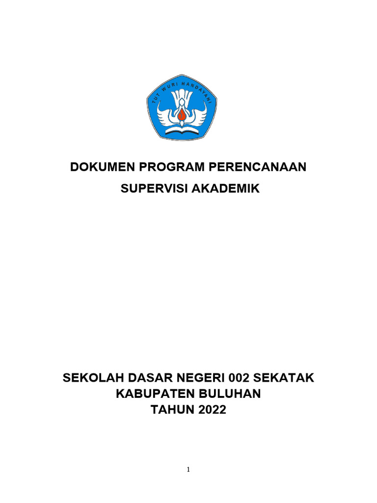 Dokumen Perencanaan program supervisi akademik | PDF