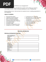Filipino Wedding Reception Script | PDF | Wedding | Bride