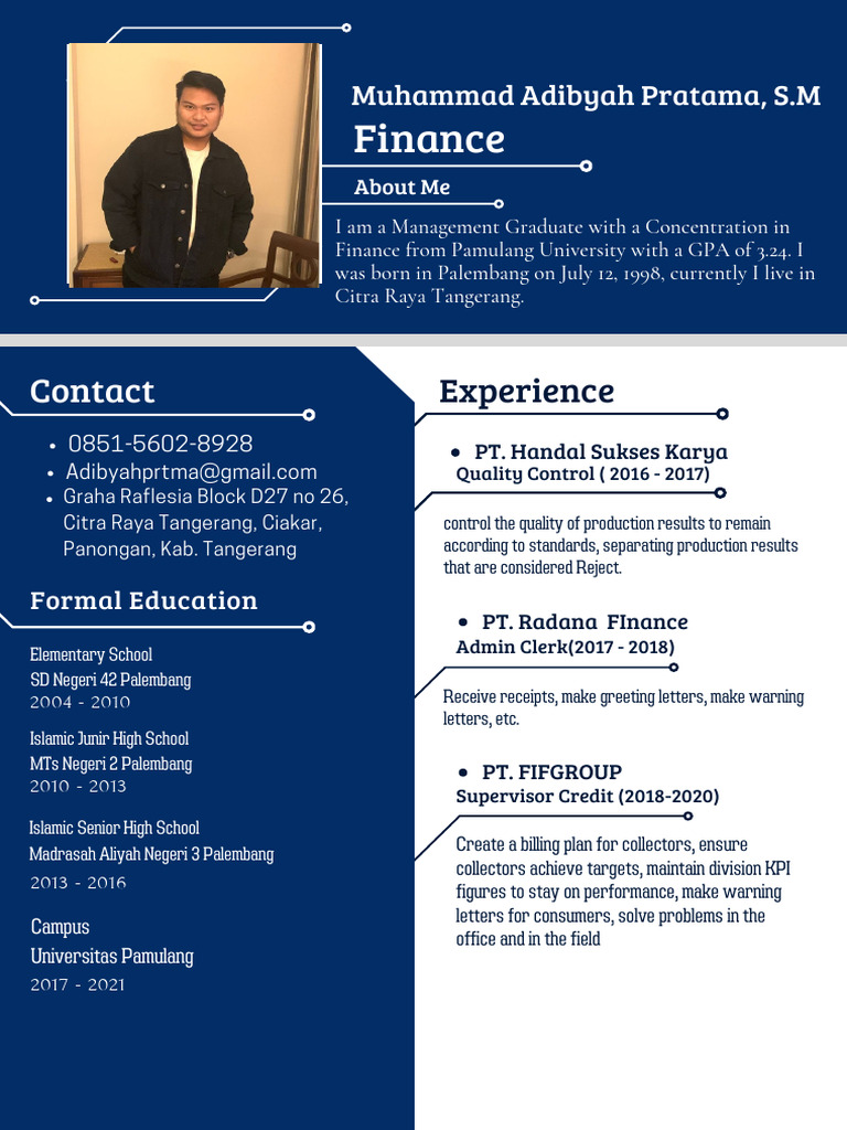 Resume Muhammad Prat Am A | PDF | Economies | Money