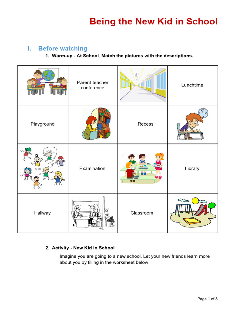 Being The New Kid in School | PDF