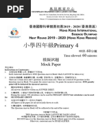 HKISO-2019-2020 Mock Heat SSF | PDF | Mole (Unit) | Reaction Rate