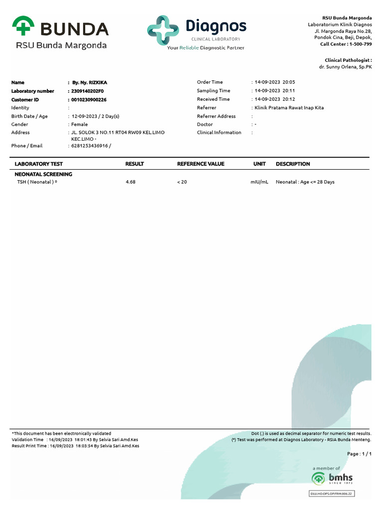 2309140202F0 By. Ny. RIZKIKA | PDF | Clinical Medicine | Pathology