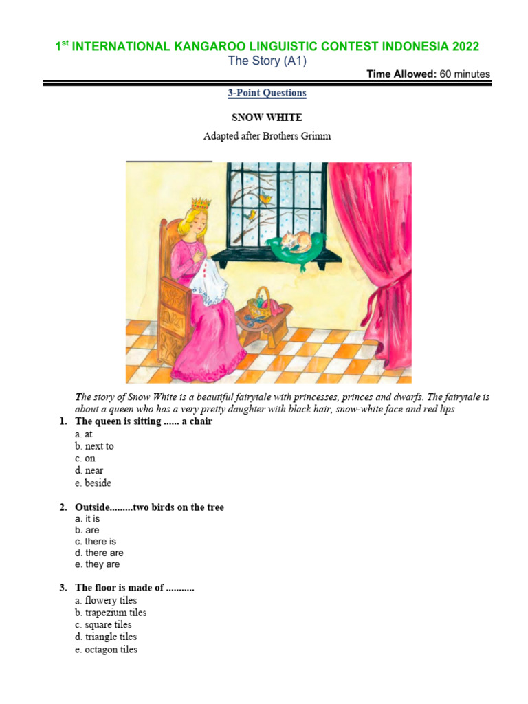 2022 The Story Past Papper | PDF | Snow White | Literary Motifs