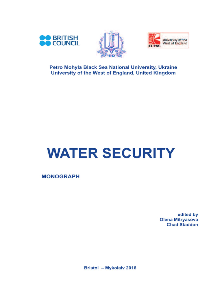 Water Security | PDF | Ecosystem | Ecology