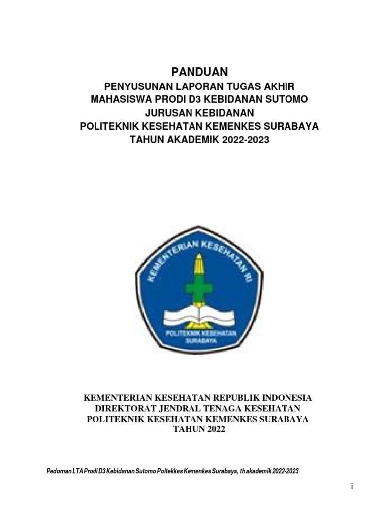 Panduan LTA D3 Kebidanan 2022-2023 | PDF