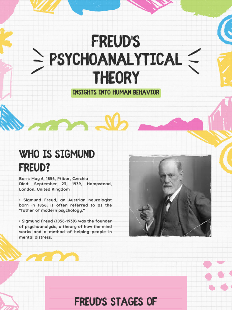 Group 5-Freuds Psychoanalytical Theory | PDF | Id | Unconscious Mind