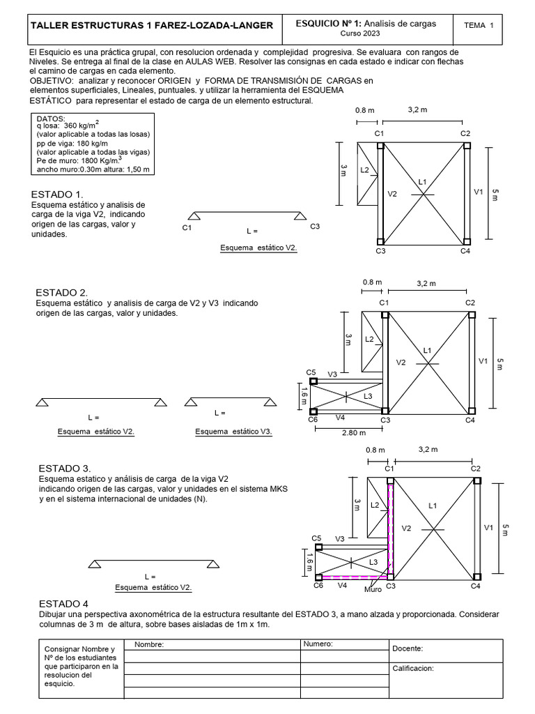 Esquicio 1-T1-2023 | PDF