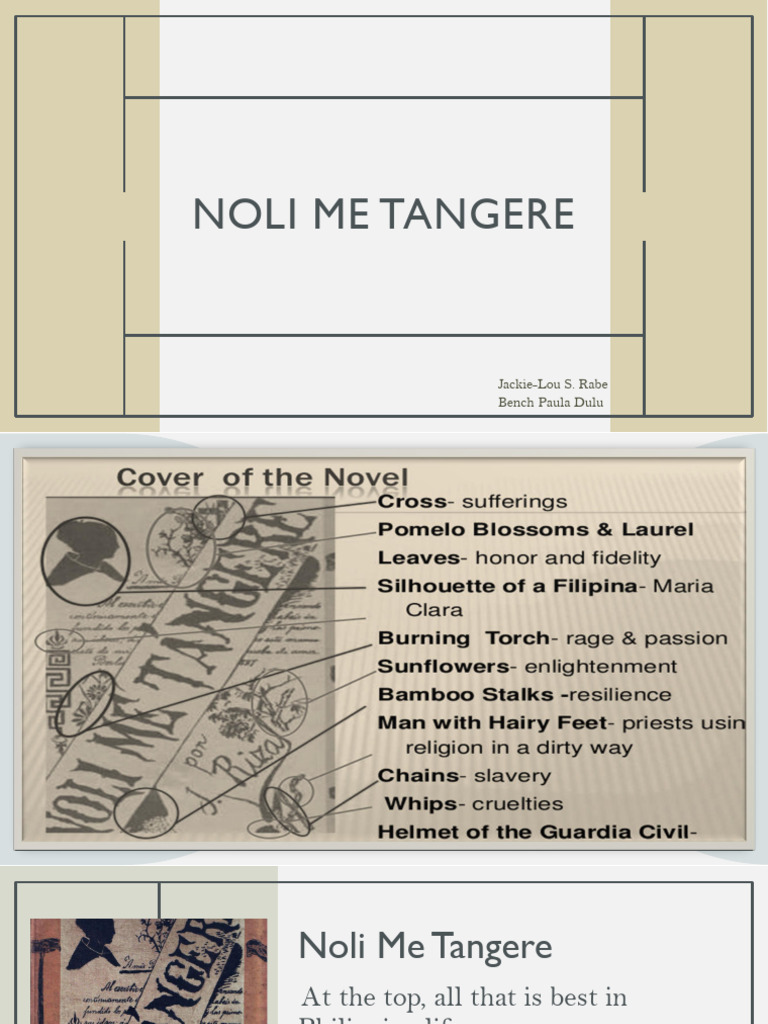 Noli Me Tangere | PDF