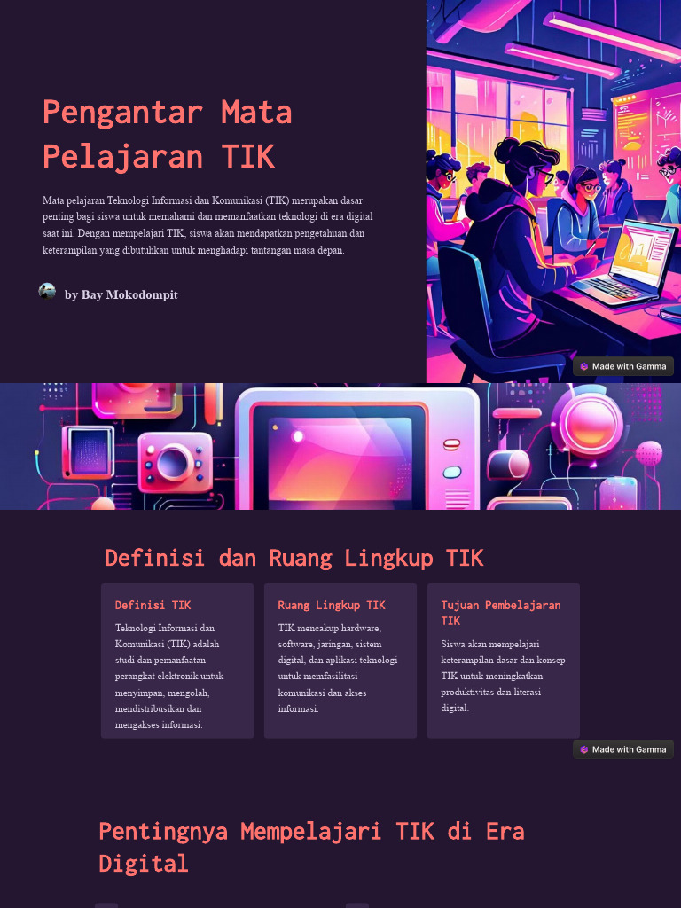 Pengantar MP TIK | PDF | Komputer | Seni