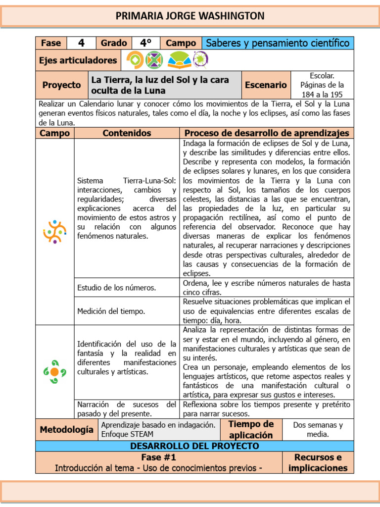 Proyecto Escolar: Eclipses y Fases Lunares | PDF | Luna | Eclipse