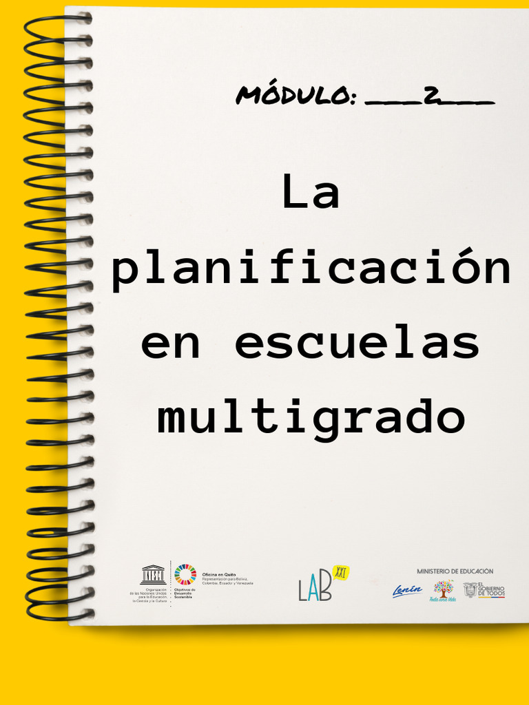 Planificación en Escuela Multigrado-1.2 | PDF