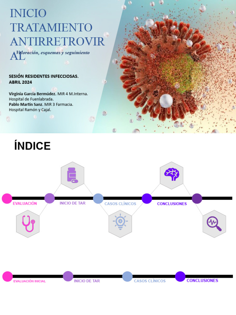 Sesión Inicio TAR | PDF | Manejo del VIH / SIDA | VIH