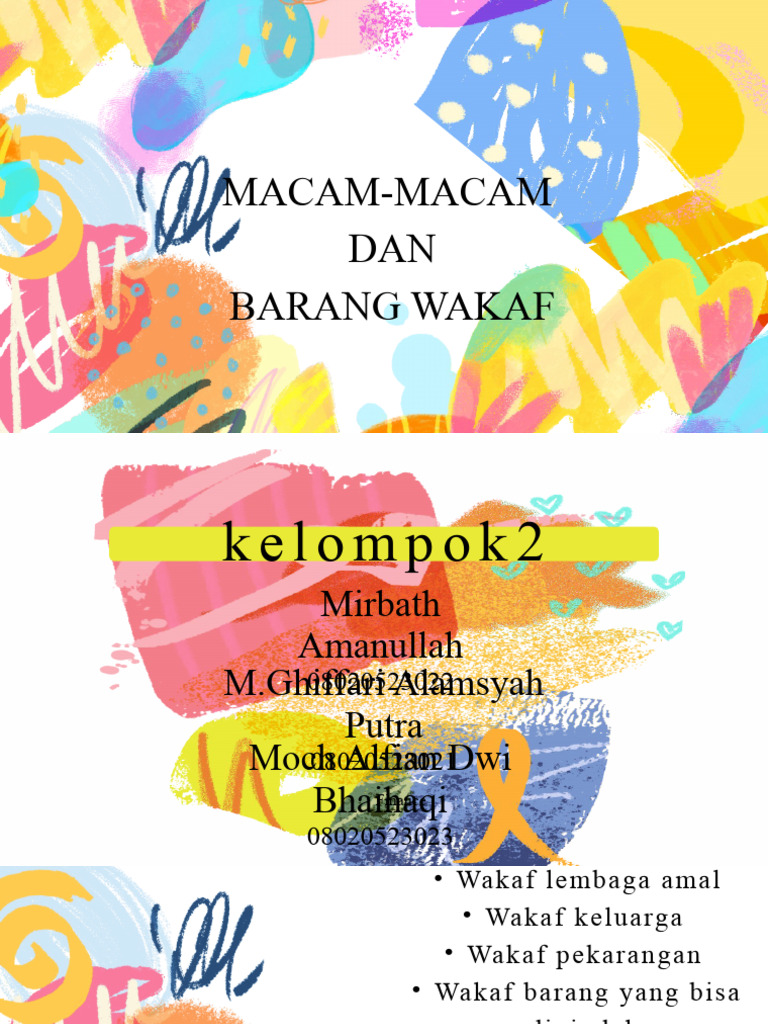 Macam Macam Dan Barang Wakaf Ppt Pdf