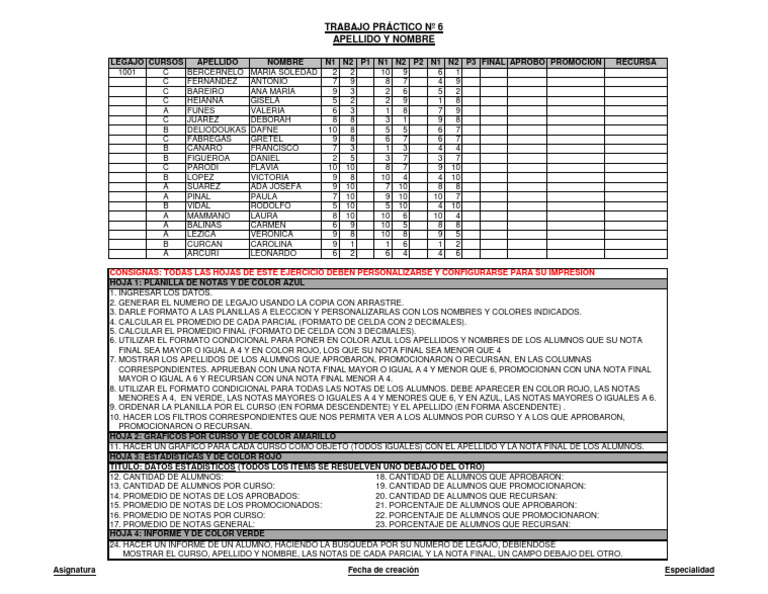 TP6 Notas | PDF | Color