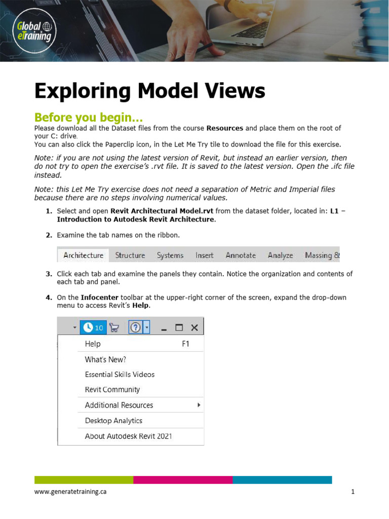 Exploring Model Views | PDF | Autodesk Revit | Graphical User Interfaces