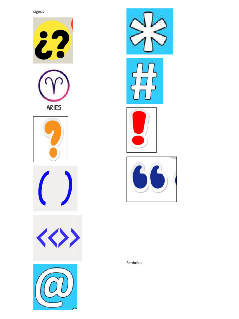 Signos Señales Logos | PDF