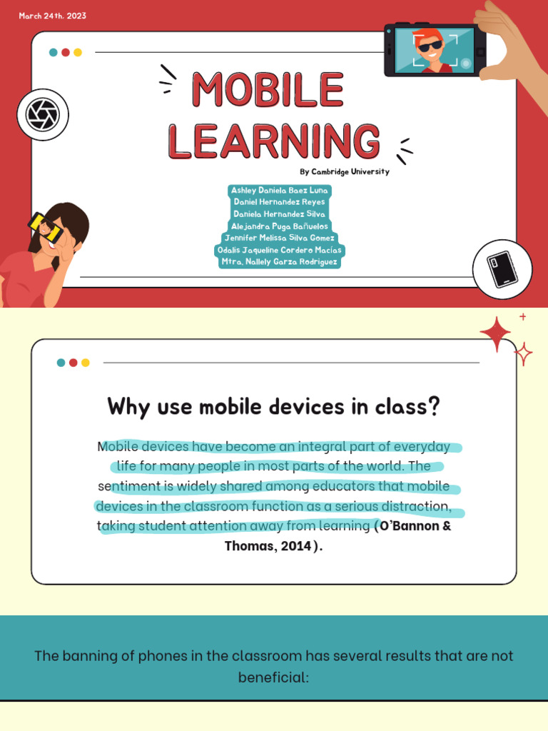 Mobile Learning | PDF | Mobile App | Multimedia
