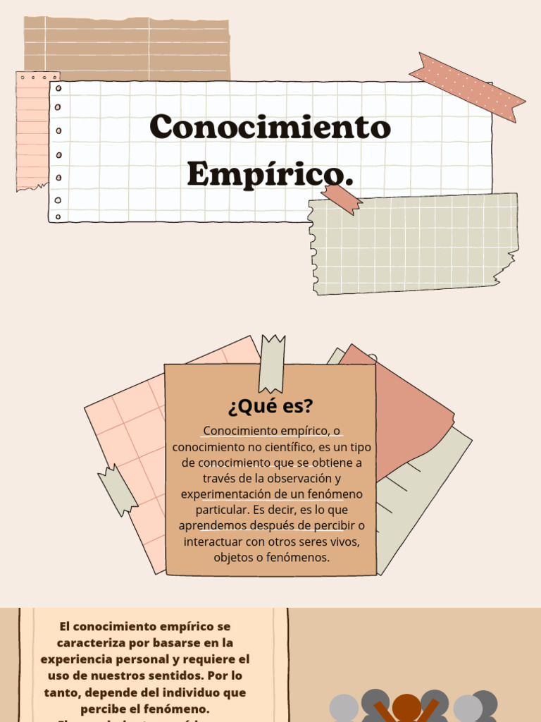 Conocimiento Empírico | PDF | Conocimiento | Experiencia