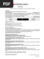 Herbicidas Agricola Sumyzin 500 SC Bula | PDF | Agricultura | Batata