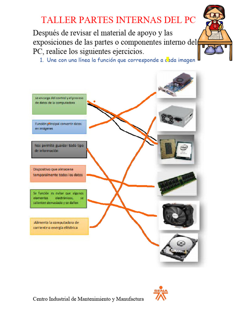 Taller Partes Internas Alejandro Bonilla | PDF | Hardware de la ...