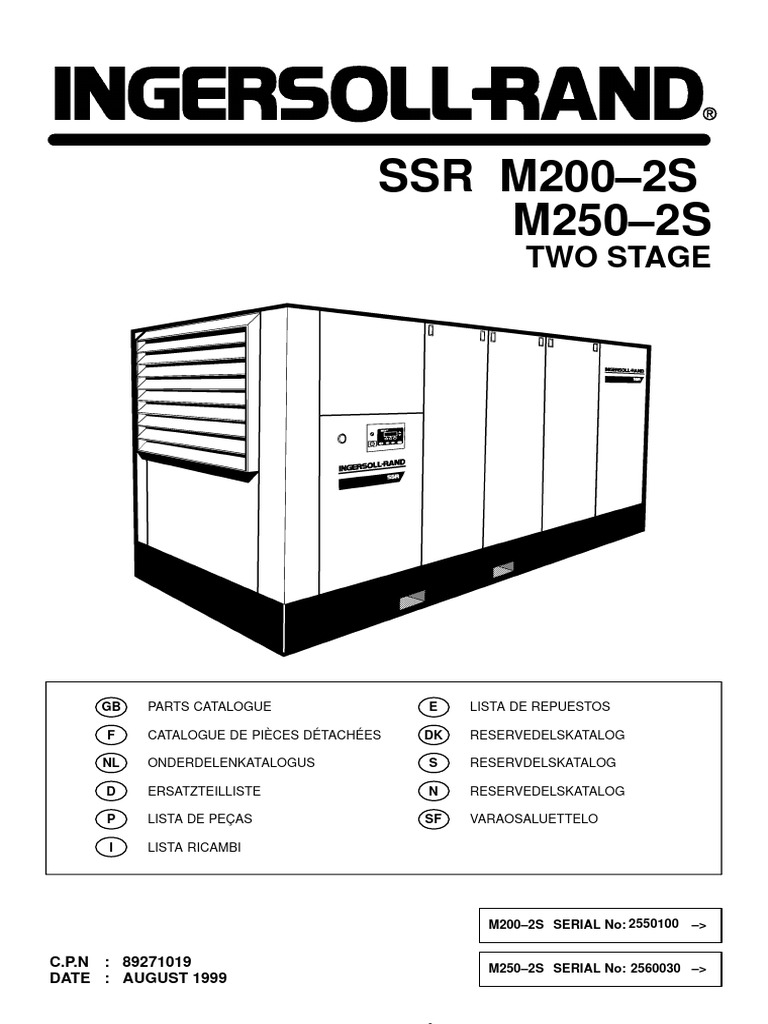 SSR M200-2S M250-2S: Two Stage | PDF | Washer (Hardware) | Pipe (Fluid Conveyance)