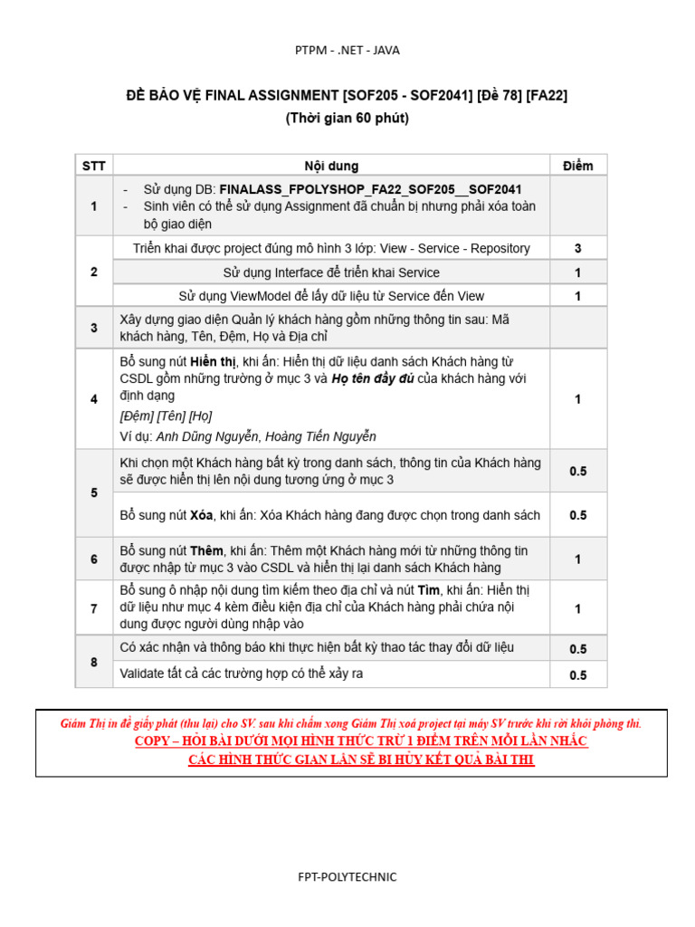 Fa22 Sof2041 Sof205 NV 78 | PDF