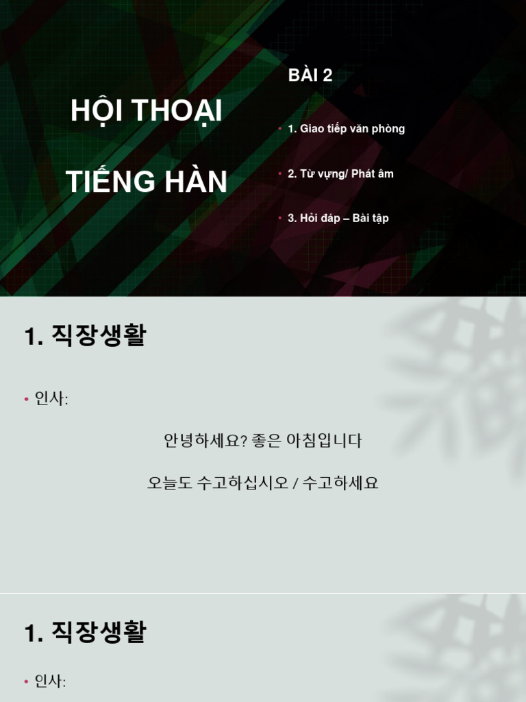 Hoi Thoai th2 | PDF