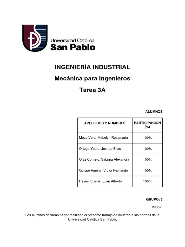 Tarea 3a - Grupo 3 | PDF
