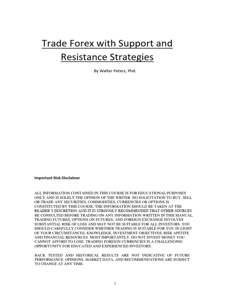 Ctrader Forex With Support and Resistance Strategies | PDF | Foreign ...